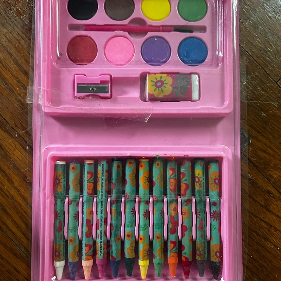 Other | Colorful Art Set With Floral Design | Poshmark